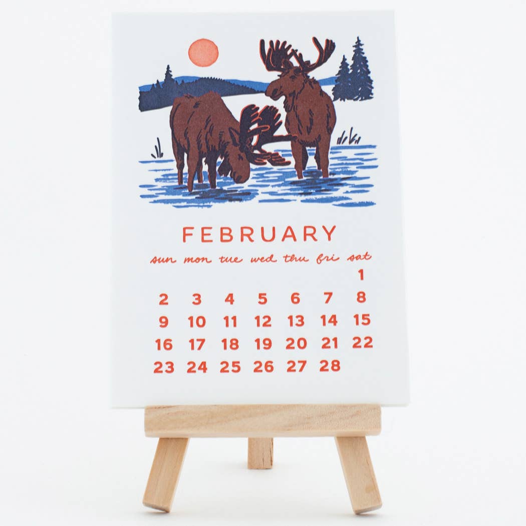Forest Friends 2025 Desk Calendar – The Gamble House Bookstore