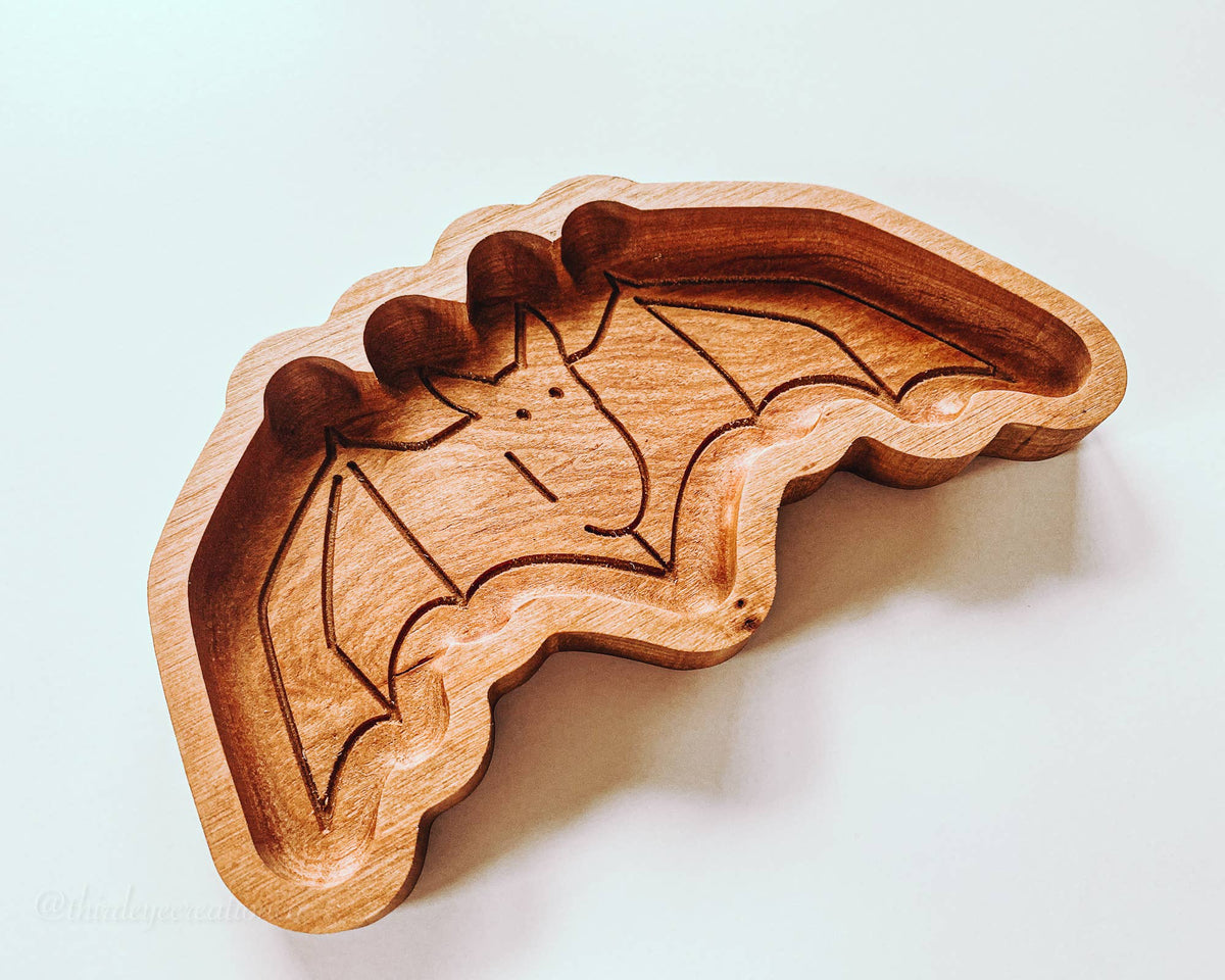 Walnut Bat Trinket Dish – The Gamble House Bookstore