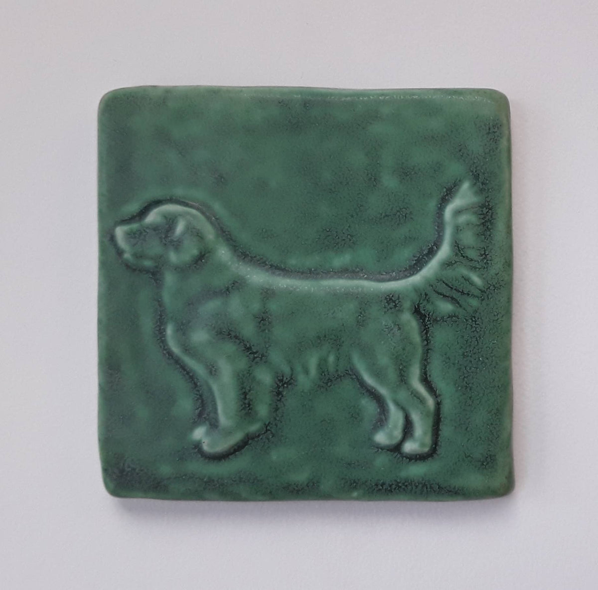 Golden Retriever Art Tile – The Gamble House Bookstore