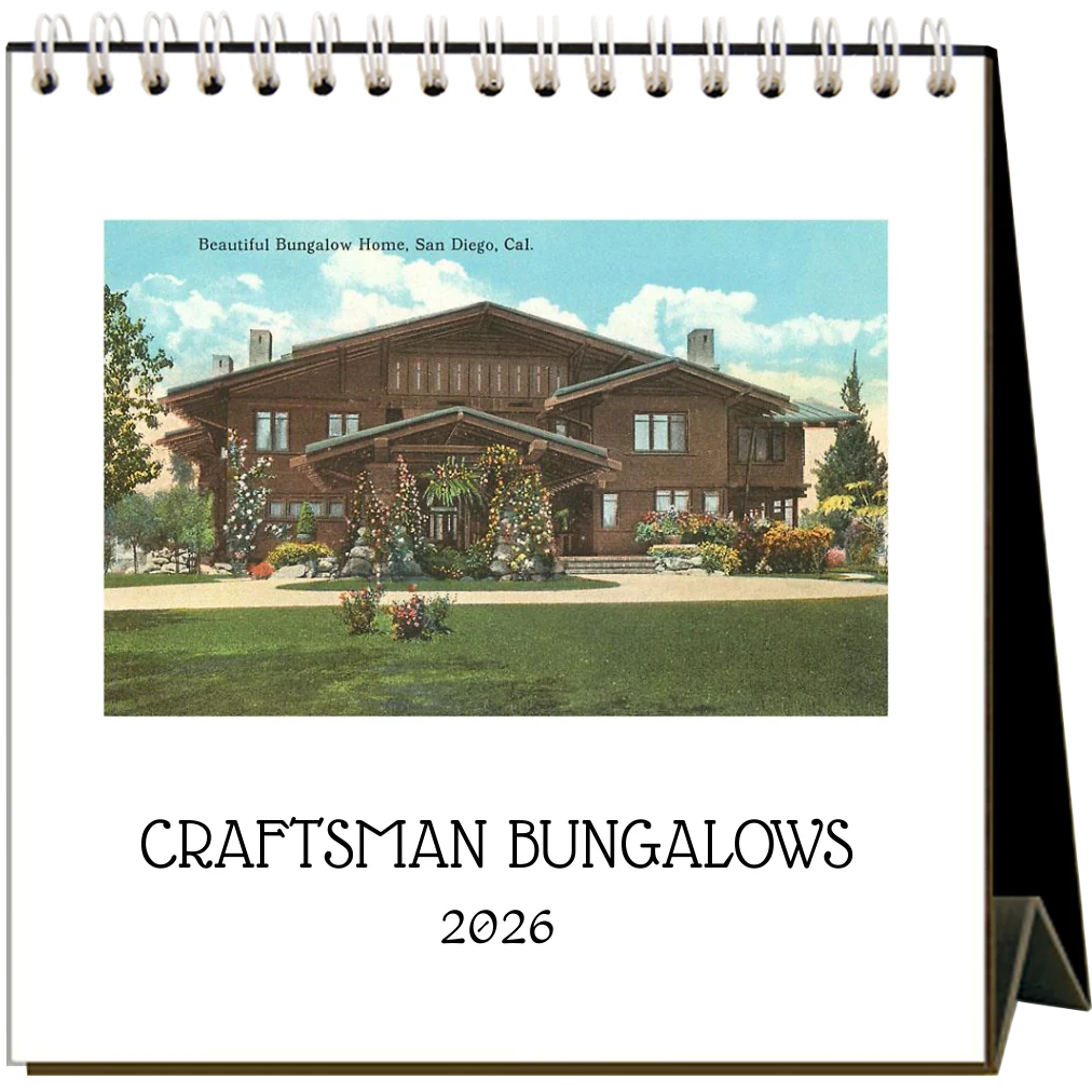 Craftsman Bungalows 2026 Desk Calendar – The Gamble House Bookstore