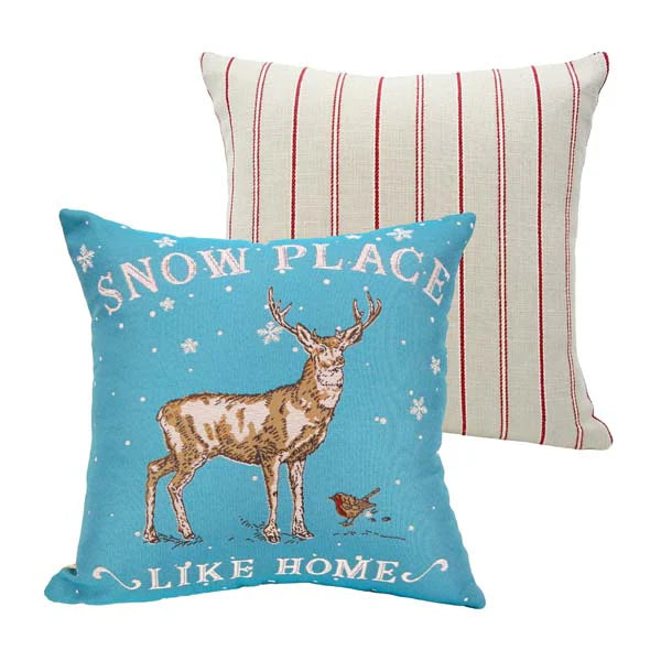 Snow Place Like Home Pillow – The Gamble House Bookstore